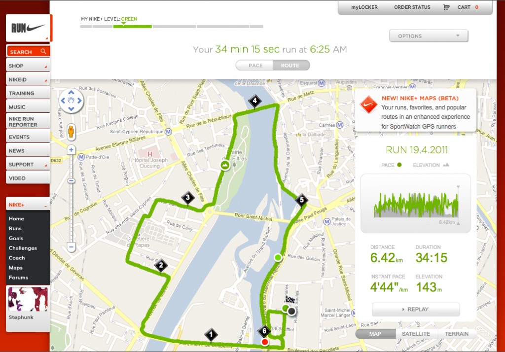 Découverte et test de la montre Nike+ GPS (ou NIKE+ Sportwatch GPS dans ...