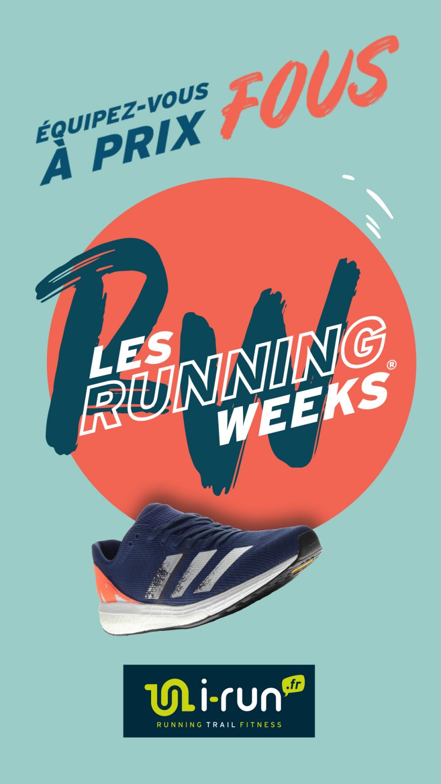 Les Running Weeks : pour s'équiper à bon prix sur i-Run.fr ! - U Run